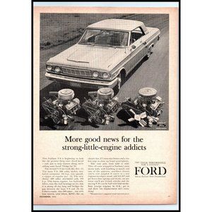 Ford | Art | 964 Ford Fairlane V8 Hardtop Coupe Vintage Print Ad V8 ...